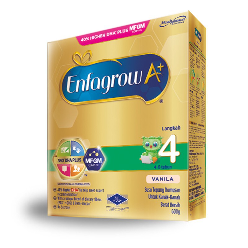 ENFAGROW A+ STEP 4 600G ORIGINAL/VANILA | Shopee Malaysia