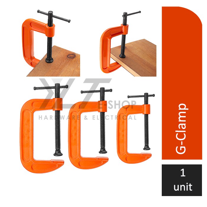 Hercules G-Clamp 2" / 3" / 4" | Shopee Malaysia