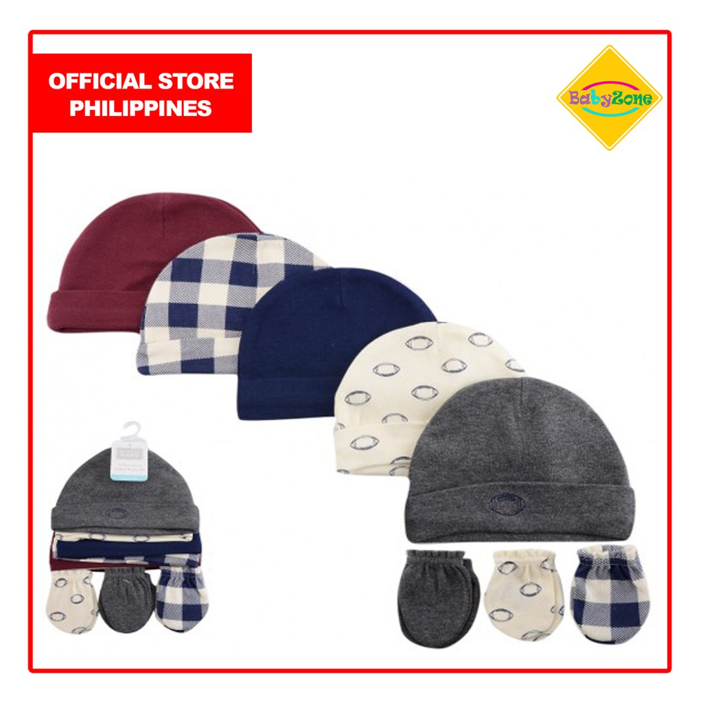 Hudson Baby Cap and Scratch Mitten Set - Football 51481 | Shopee Malaysia