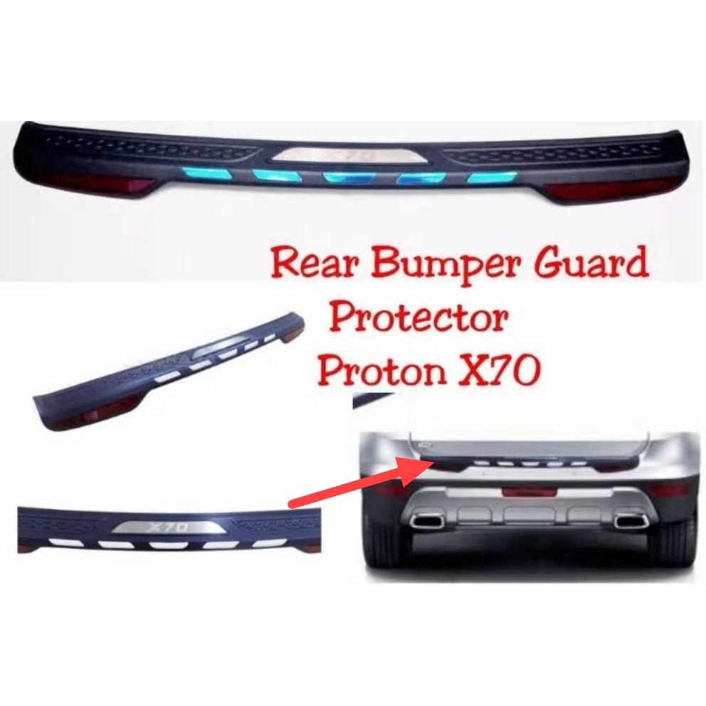 PROTON X70 REAR BUMPER GUARD PROTECTOR | Shopee Malaysia
