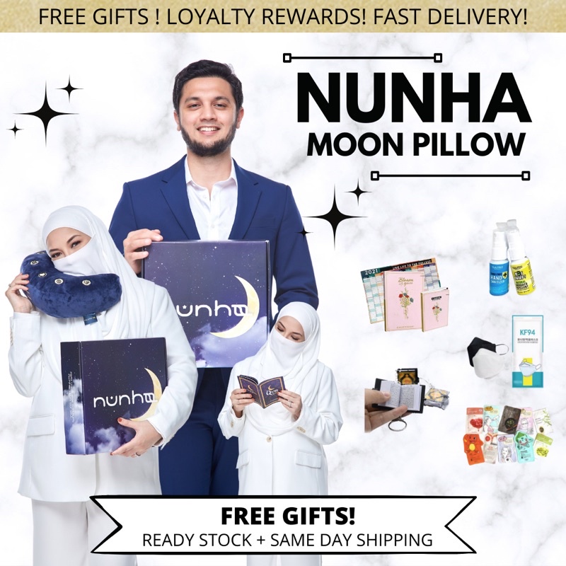 [CLEARANCE TANPA BOX] VIRAL‼️ NEELOFA Moon Pillow NUNHA ‼️ Bantal Zikir ...