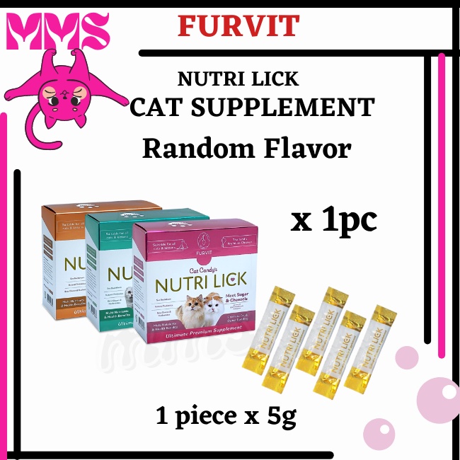 Furvit Cat Candy's Nutri Lick Supplement Tubes / Daily Vitamin Tubes ...