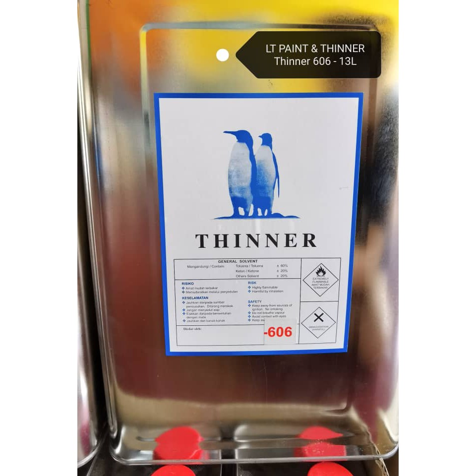 GP THINNER/SOLVENT 3LITRE (606 GRADE) ORIGINAL Minyak Tina (perabut ...