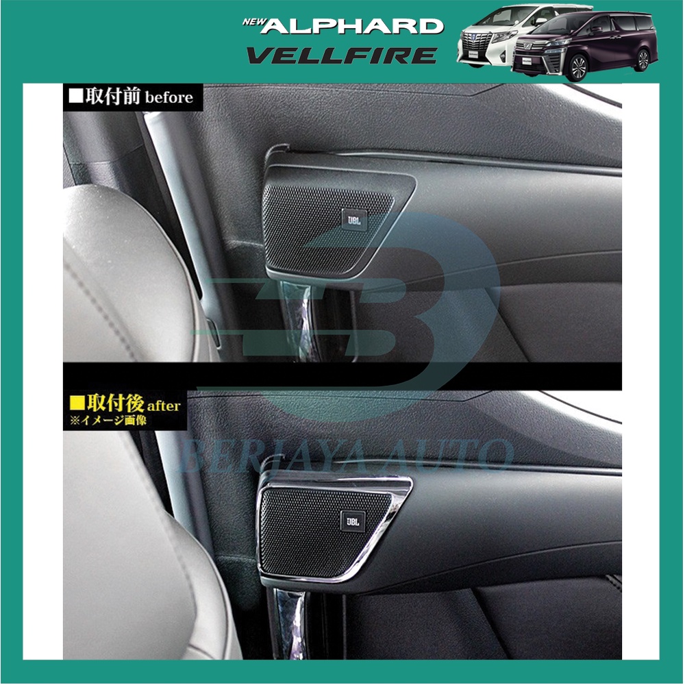 Toyota Vellfire Alphard AH30 ANH30 (2015-2022) Penutup Pembesar Suara ...