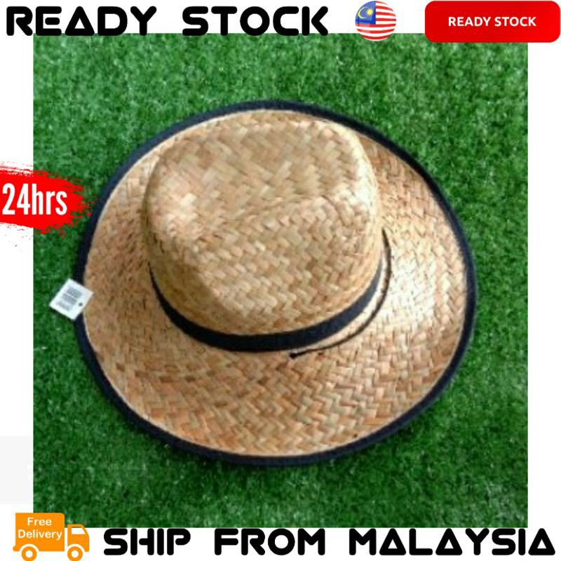 Topi Cowboy / Grass Farmer Hat / Topi Kebun /Topi Petani | Shopee Malaysia