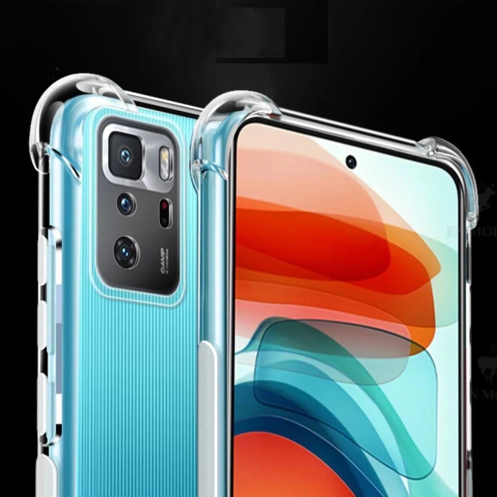 Shockproof Clear Phone Case For Xiaomi Poco F6 Pro X6 M6 C65 F5 X5 M5 ...