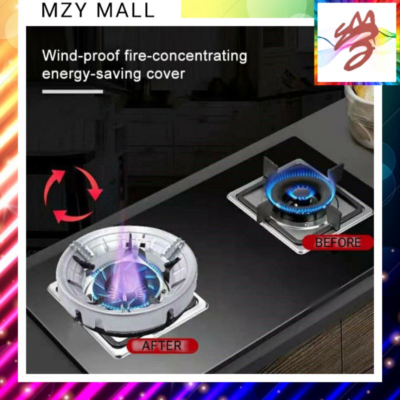Gas Cooker Stove Ring Cover Energy Saving/ Windproof Gas Stove Cover ...