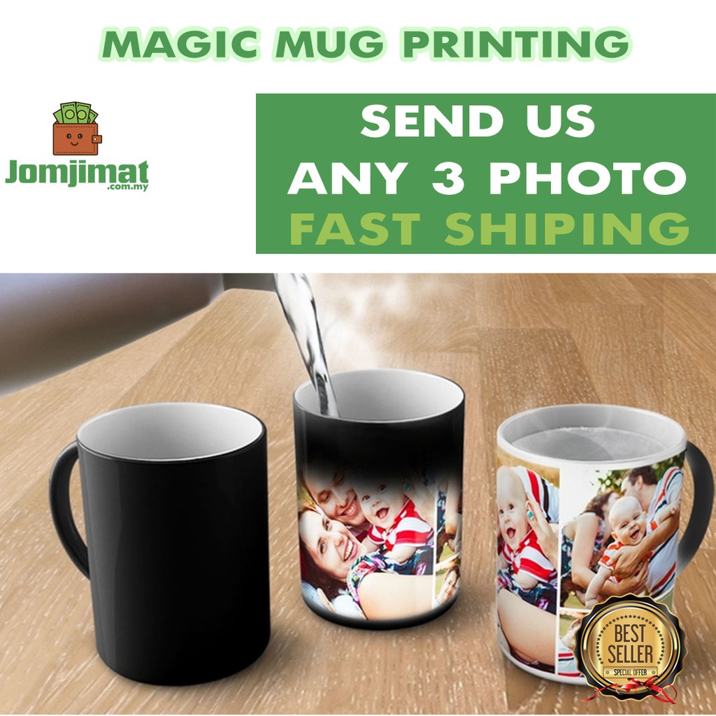 Magic Mug Printing | Cawan Bercetak gambar - Perfect Gift Idea, Hadiah Aqiqah, Birthday Gift ...