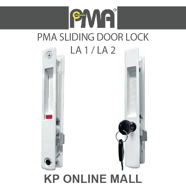 PMA Sliding Door Lock LA1(Without Key) / LA2 (With Key) | Shopee Malaysia