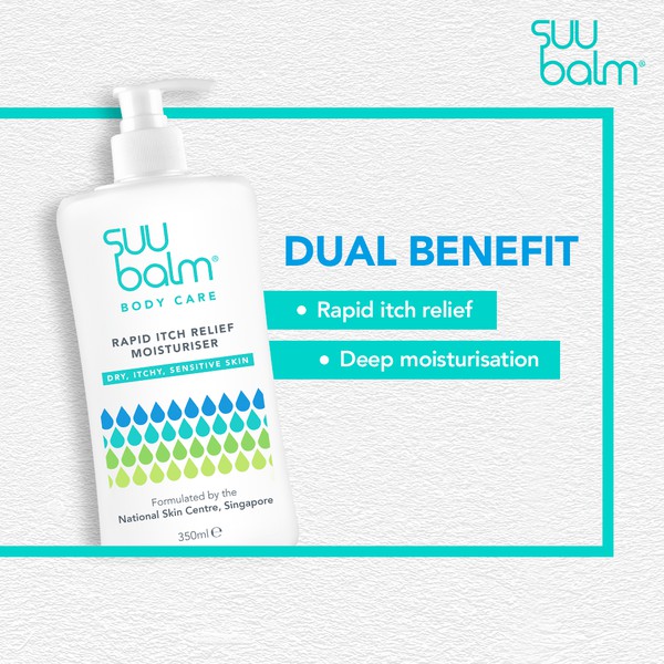 Suu Balm Moisturizing Cream Dual Rapid Itch Relieving & Restoring (75ml 350ml) suubalm (adult ...