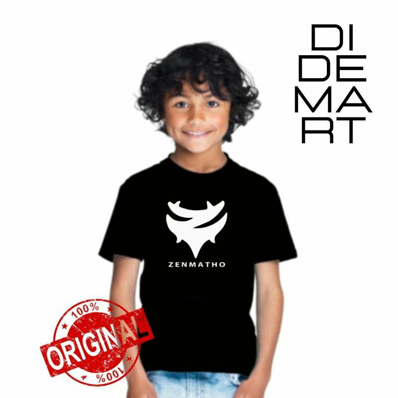 Kaos anak Zenmatho gaming logo cotton combed/kaos custom/kaos distro ...
