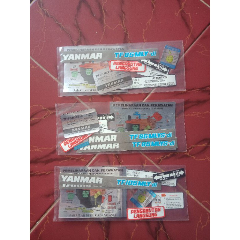 MESIN Yanmar engine sticker | Shopee Malaysia