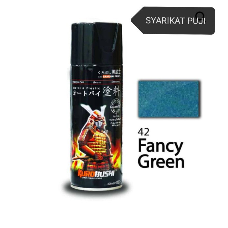 SAMURAI 42 FANCY GREEN METALLIC SPRAY X 400ML | Shopee Malaysia