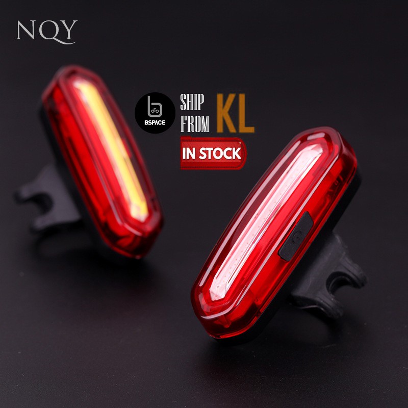 BSpace Bicycle Rear Light Cycling LED Rear USB Rechargeable Rear light ...