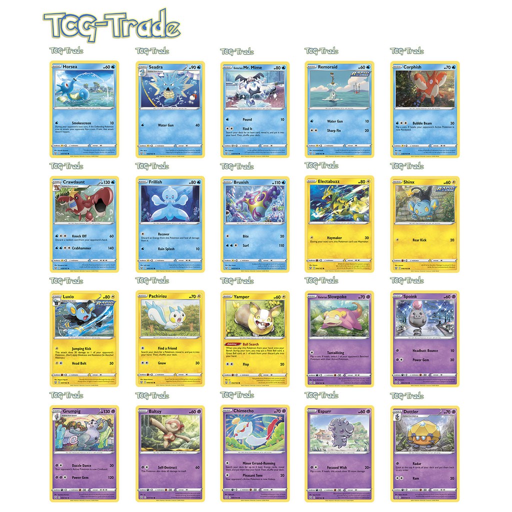 [Pokemon TCG Singles] SS5 Battle Styles - Common/Uncommon Pokemon Cards ...