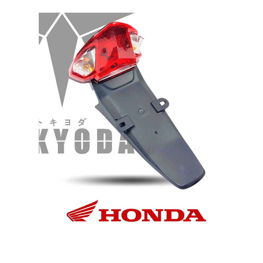HONDA WAVE 100R TAIL LAMP SMOKE GELAP COVER LAMPU BELAKANG TINTED ...