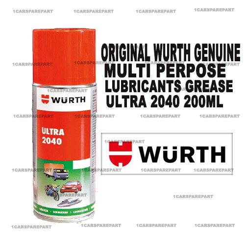 ORIGINAL WURTH GENUINE MULTI PERPOSE LUBRICANTS GREASE ULTRA 2040 200ML ...