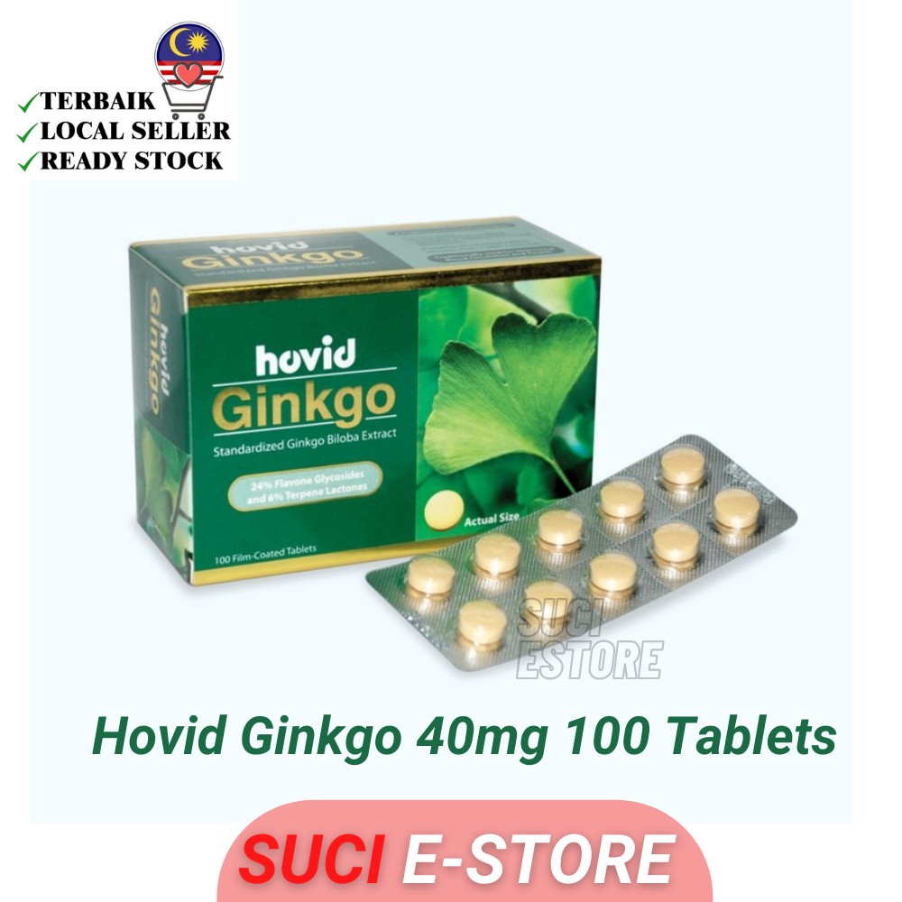 Hovid Ginkgo 40mg 10 x 10's [BOX] | Shopee Malaysia