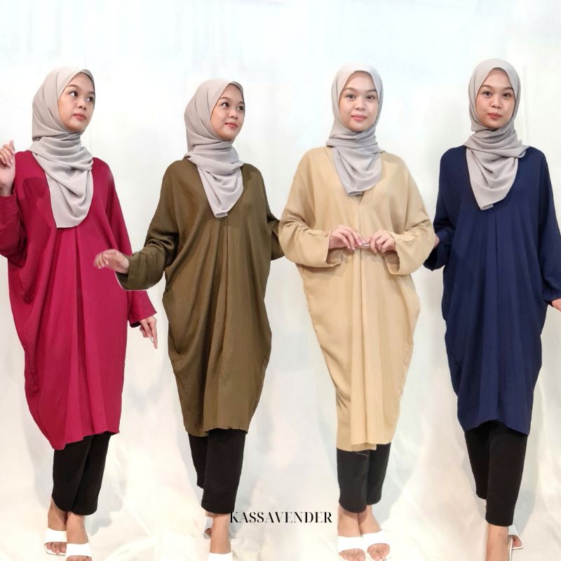 Plain Jubah Kaftan / Katfan Jubah / Jubah Muslimah / Jubah dress ...