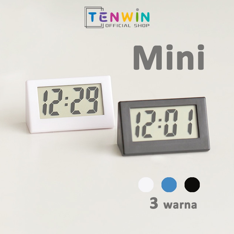 Simple Mini Lcd Digital Table Dashboard Desk Electronic Clock For ...