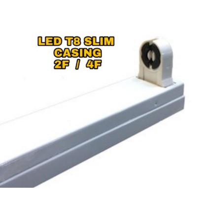 LED CASING ONLY 2 FEET 4 FEET T8 SLIM FITTING FOR ALL T8 LED TUBE ...