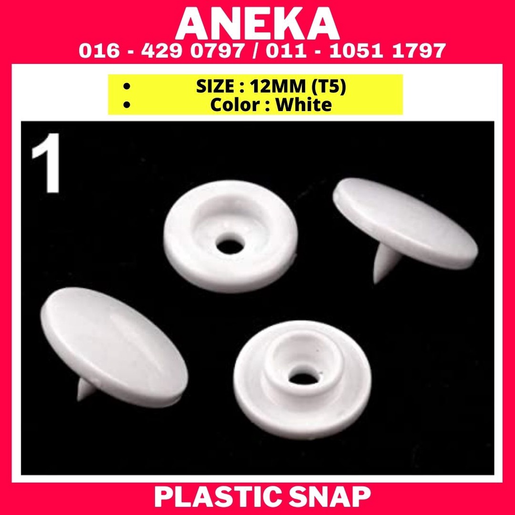 Aneka (100pcs) butang untuk mesin snap - metal ring snap | eyelet rivet ...