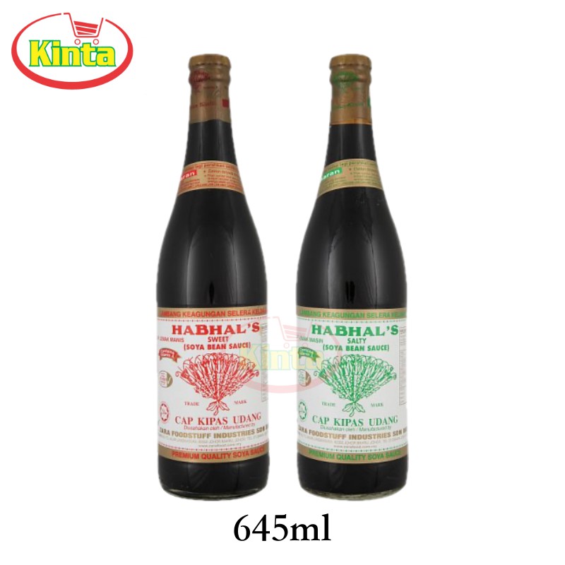 HABHAL’S Cap Kipas Udang Kicap Lemak Manis/ Lemak Masin 645ml | Sweet ...
