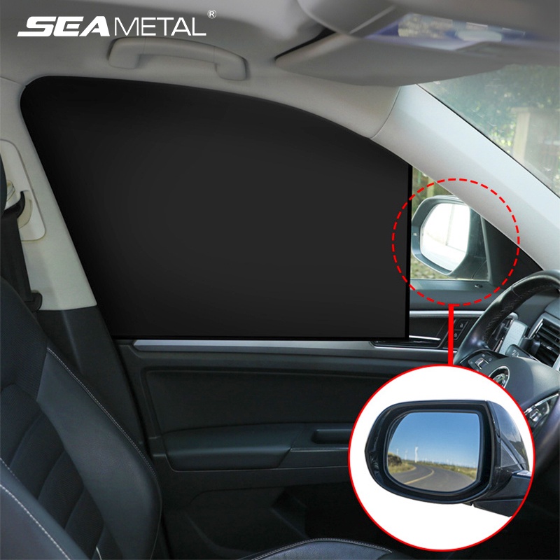 SEAMETAL Magnetic Car Sunshade Curtain UV Sun Protection Window Cover ...