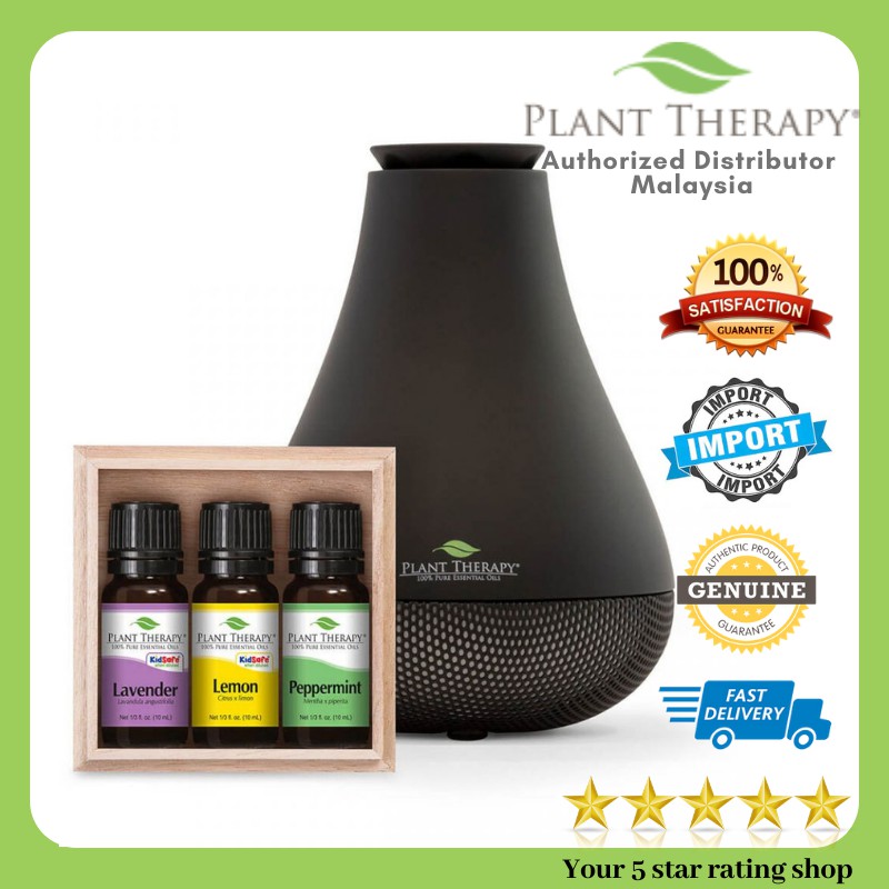 Set Lemon Lavender Peppermint 10ml with NovaFuse USB Ultrasonic Diffuser *Ready Stock* | Shopee ...