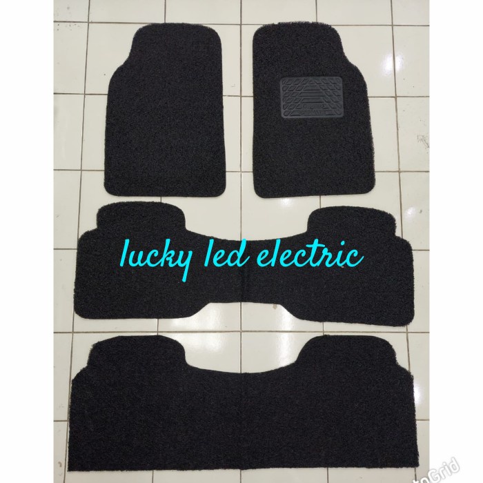 HITAM Universal 3 ROW CAR CARPET WITH BIHUN MODEL - INNOVA RUSH TERIOS ...