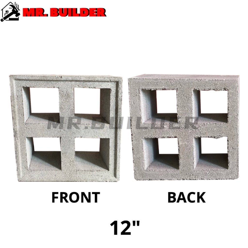 MR. BUILDER Times Square Ventilation Block Concrete Block Cement Block ...