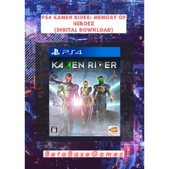 PS4/PS5 Kamen Rider: Memory of Heroez (Digital Download) | Shopee Malaysia