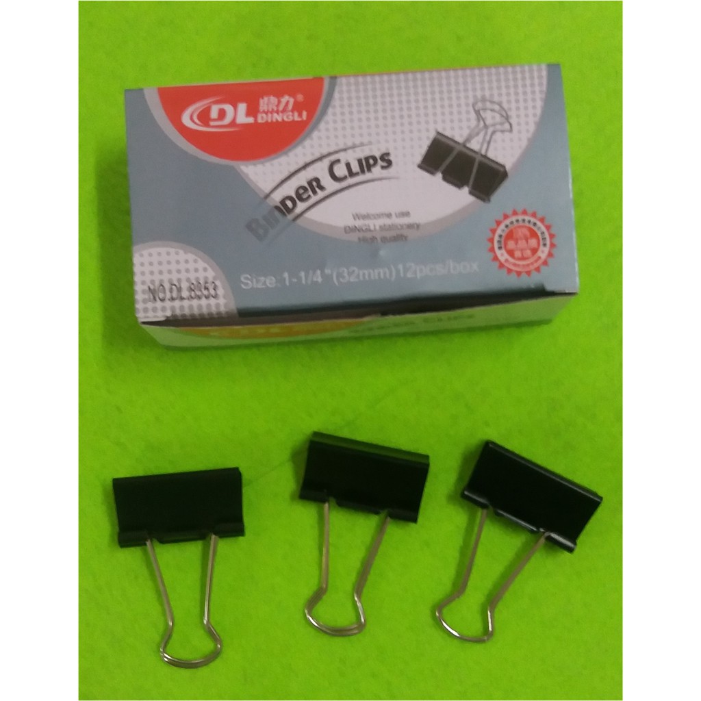 Binder Clip 32mm 12pcs per box | Shopee Malaysia
