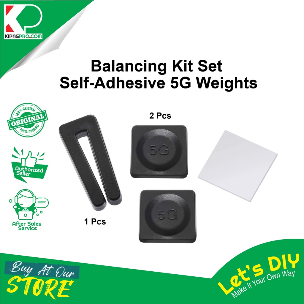 FAN BALANCING KIT SET SELF-ADHESIVE 5G WEIGHTS | Shopee Malaysia