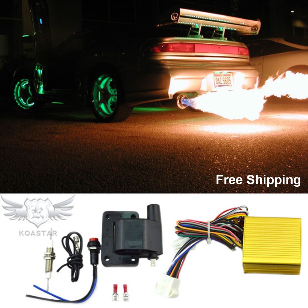 Aircraft Aluminum Exhaust Flame Thrower Kit, Universal for Cars Motors ...