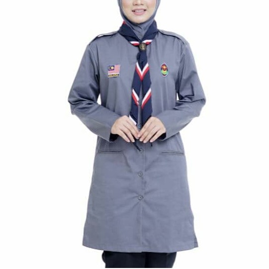 KEMEJA KORPORAT MUSLIMAH PENGAKAP_SCOUT(POLYSOFT) | Shopee Malaysia