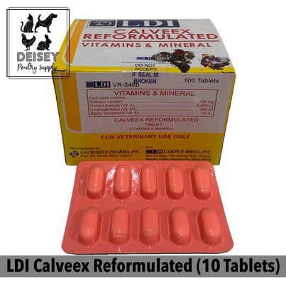 Calveex Tablet for Gamefowl (10 TABLETS) | Shopee Malaysia