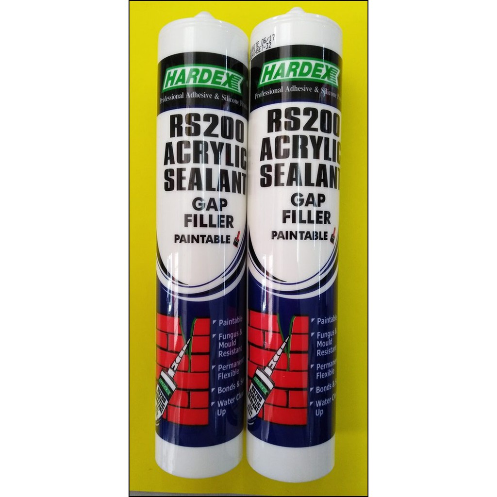HARDEX RS-200W ACRYLIC SEALANT-WHITE (1PC PRICE) | Shopee Malaysia
