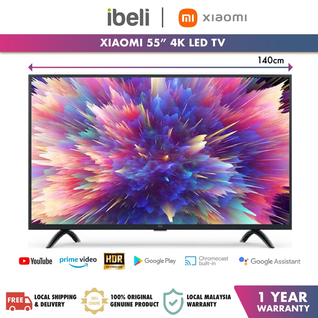 Xiaomi Mi LED 4K Android Smart TV UHD - English Version Television with ...