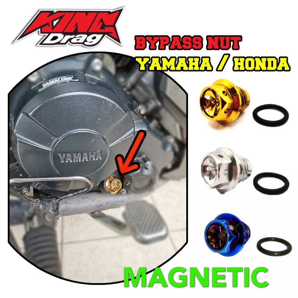 CLEARANCE - KING DRAG BYPASS BY PASS NUT YAMAHA Y15 / LC135 / SRL 115 ...