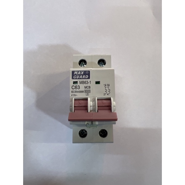 [SIRIM APPROVED] MAXGUARD MCB 1 POLE MCB 6A 10A 16A 20A 32A Miniature ...