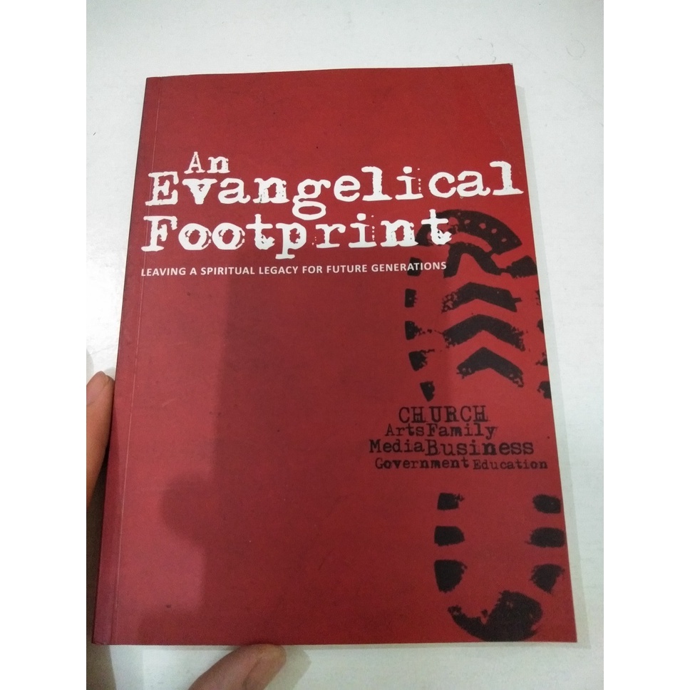 (Religious Book)An Evangelical Footprint by NECF(Second hand) | Shopee ...
