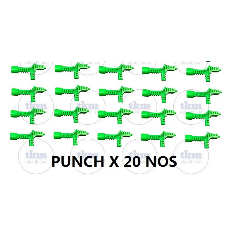 S64 X 20 NOS HDPE / POLY / PP FITTINGS TWO WAY PUNCHER FERTIGASI ...