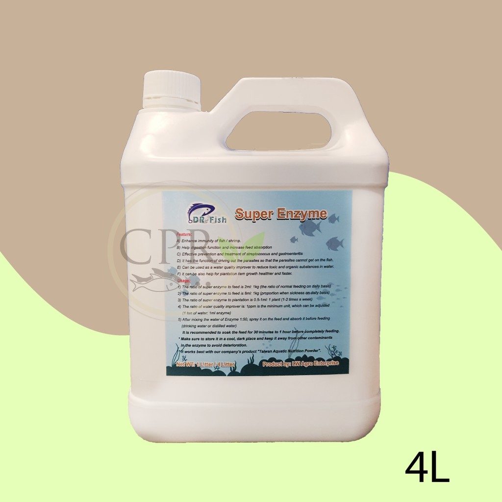 [CPR FEED] Super Enzyme 4L (enhance immunity, water quality improver ...