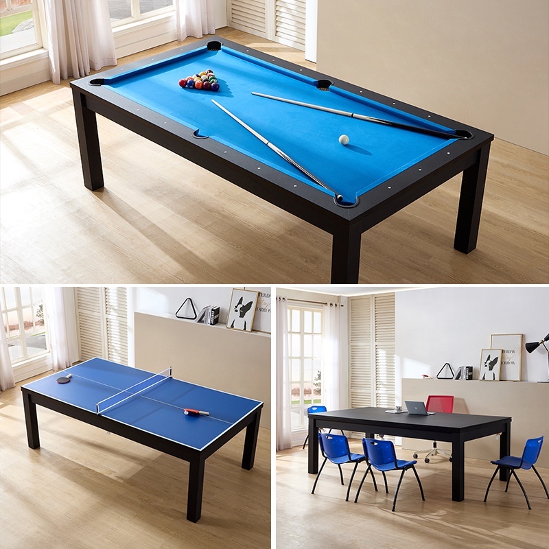 Meja pool table 3 in 1 Billiard table home pool 6ft 7ft 8ft ...