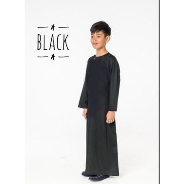 Jubah Budak Lelaki Round Neck Cotton Eksklusif Boys Jubah Oman Amnah ...