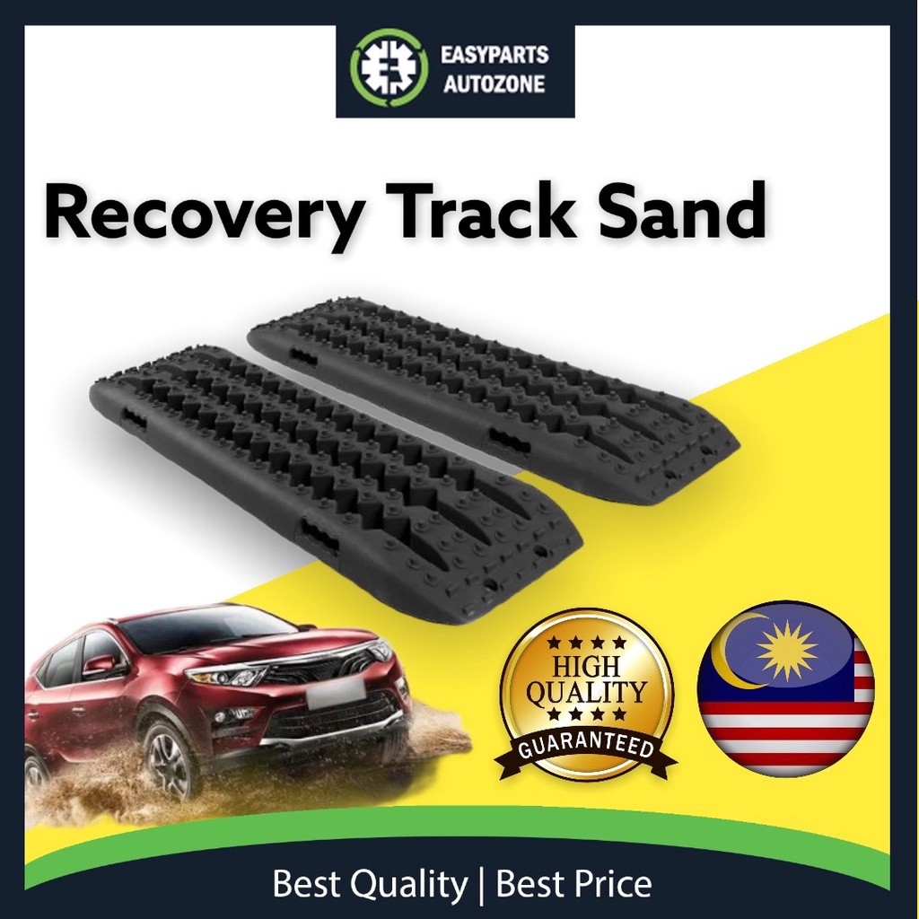 Autozone 2pcs Recovery Tracks Sand Traction Snow Off-Road Tire LAdder ...