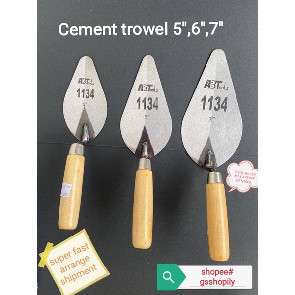 Cement bricklaying trowel/Trowel batu bata simen/sudu simen/sudu ikat ...