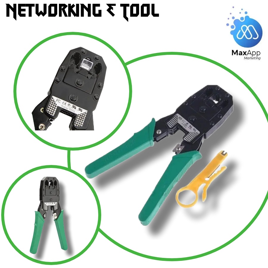 (Ready Stock) Network Crimping Tool For Lan 4P,6P,8P Modular Connector ...