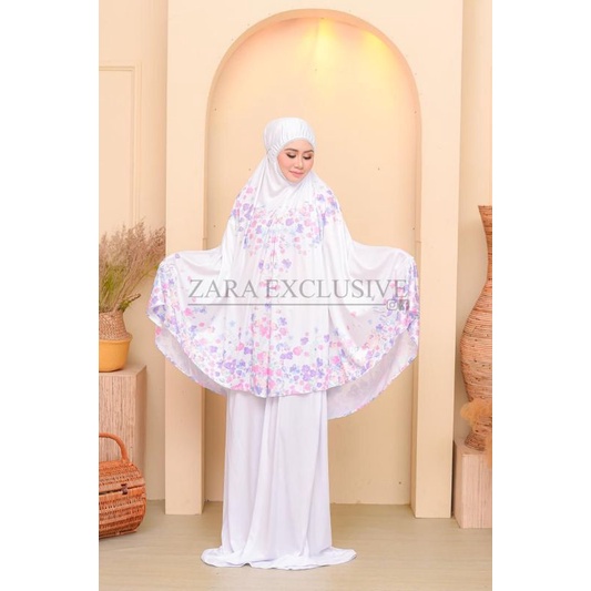 🔥NEW ARRIVAL🔥TELEKUNG BUNGA-KAIN VISCOSE-Telekung terbaru. | Shopee ...